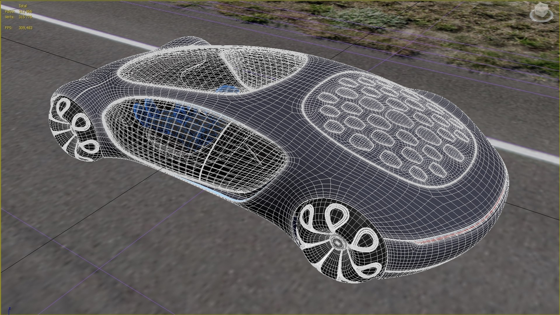 Electric Car 3D Model - TurboSquid 1598158