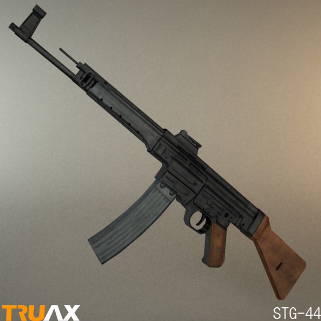 Mp-44 German Assault Rifle 3d Max
