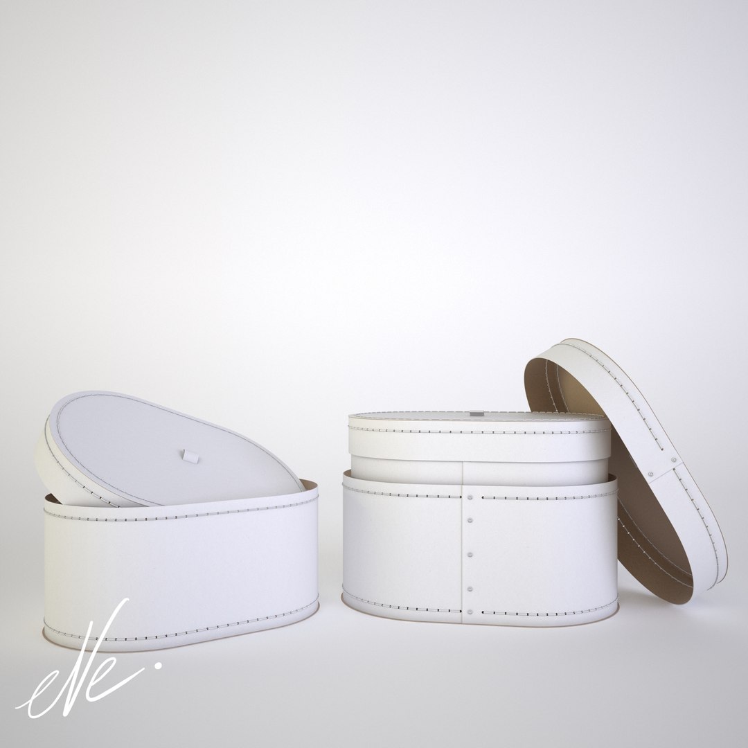 Zara Home Boxes 3d Obj