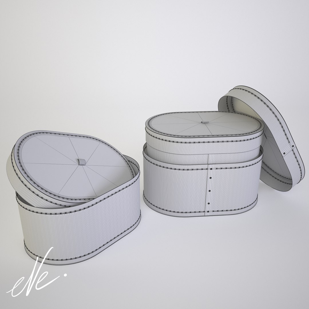 Zara Home Boxes 3d Obj