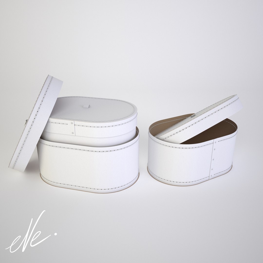 Zara Home Boxes 3d Obj