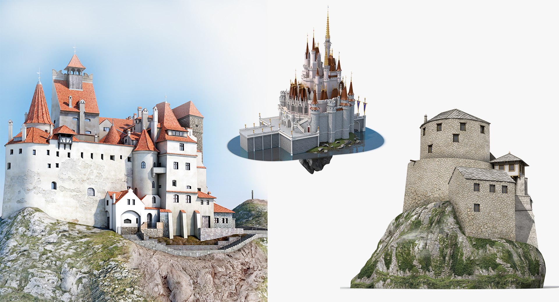 Castles Magic Old 3D Model - TurboSquid 1484336