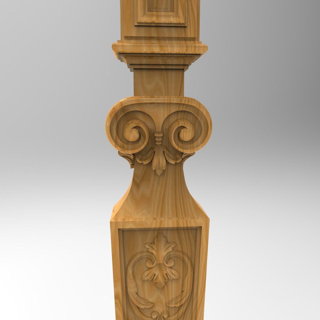 Baluster Stl Cnc 3d Model