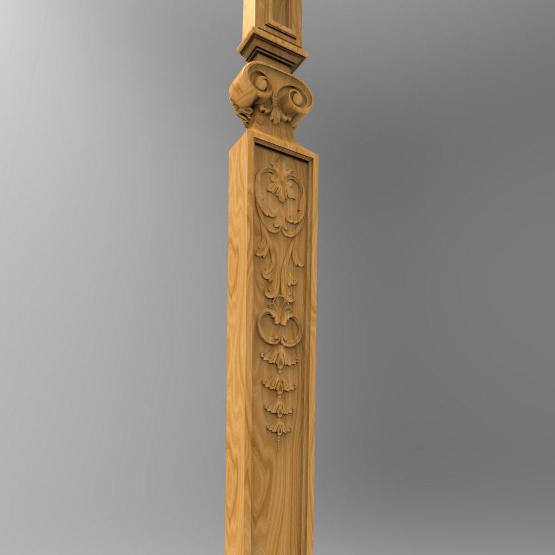 Baluster Stl Cnc 3d Model