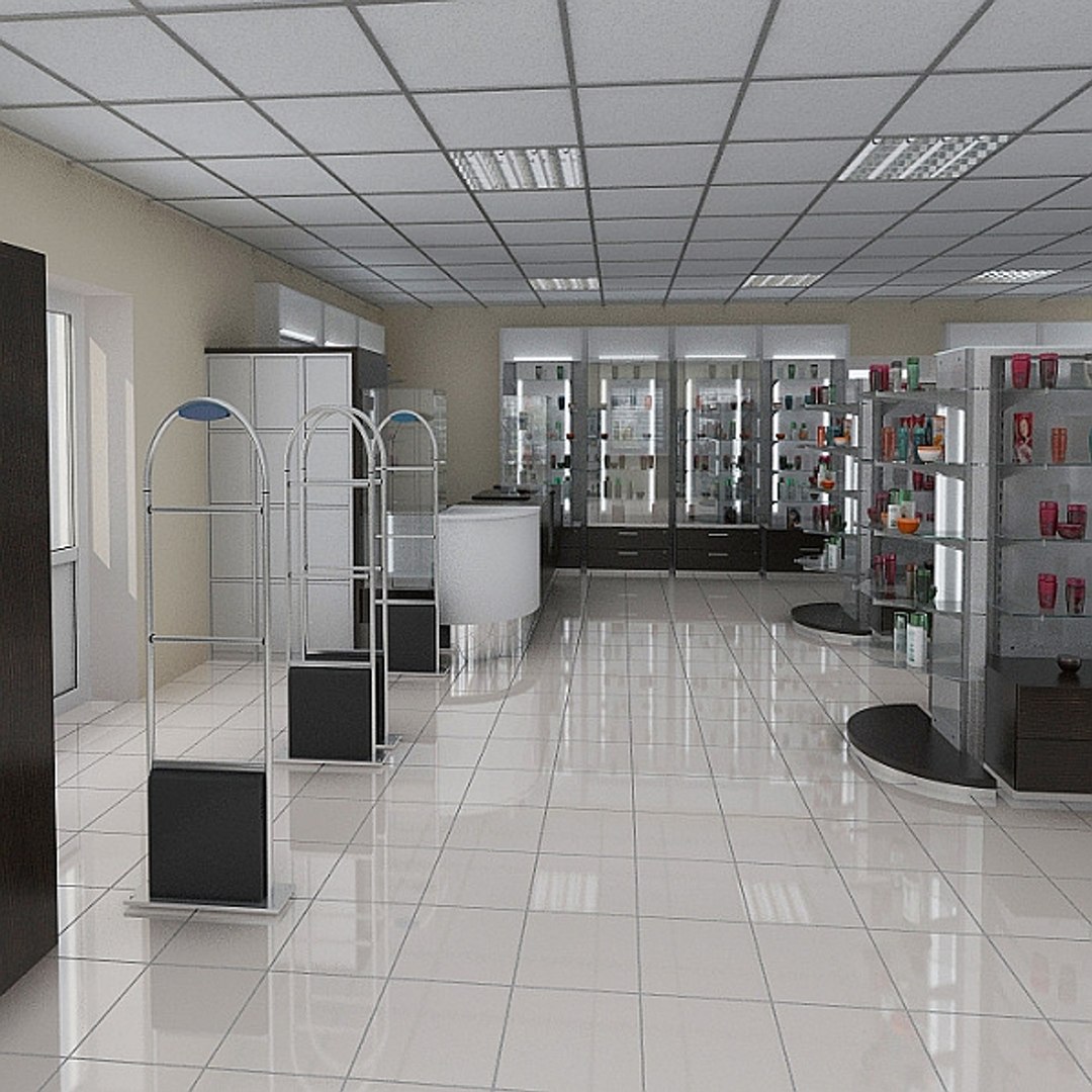 3d Model Shop Cosmetic