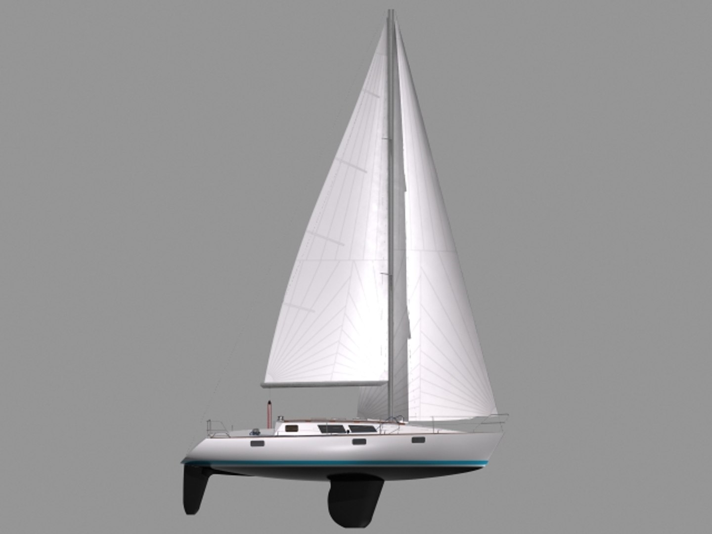 Sail Yacht 3d 3ds