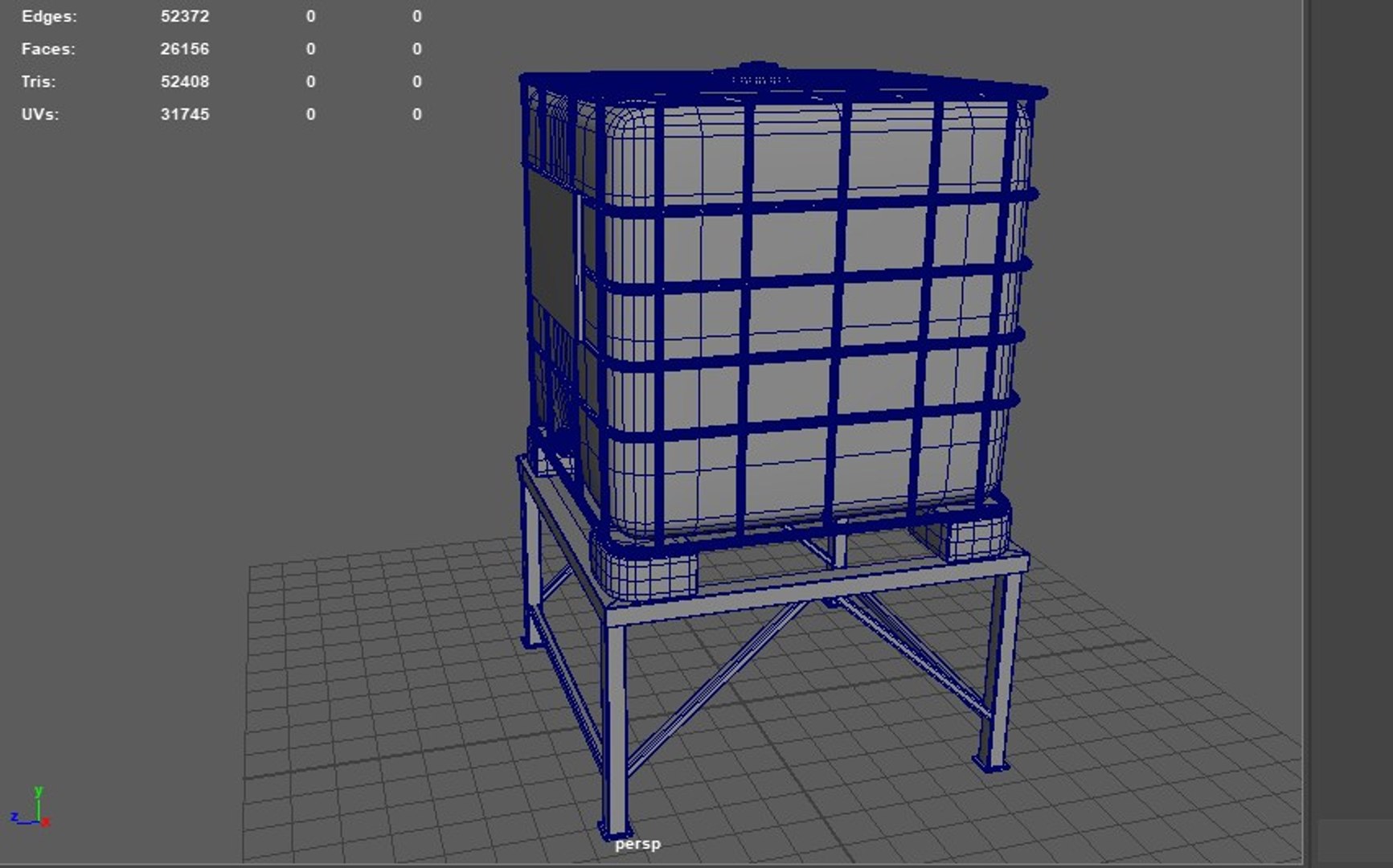 3D Plastic Water Tank 3D Model - TurboSquid 2374547