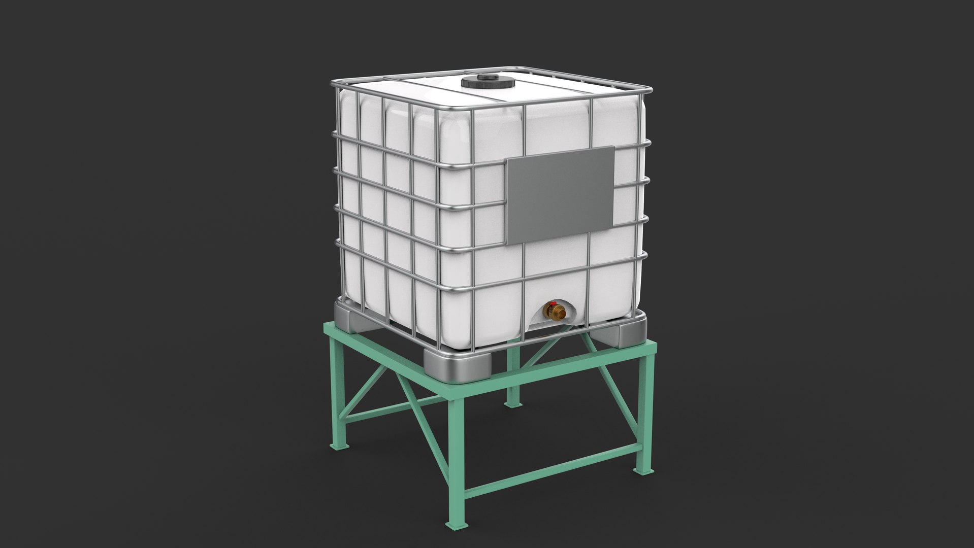 3D Plastic Water Tank 3D Model - TurboSquid 2374547