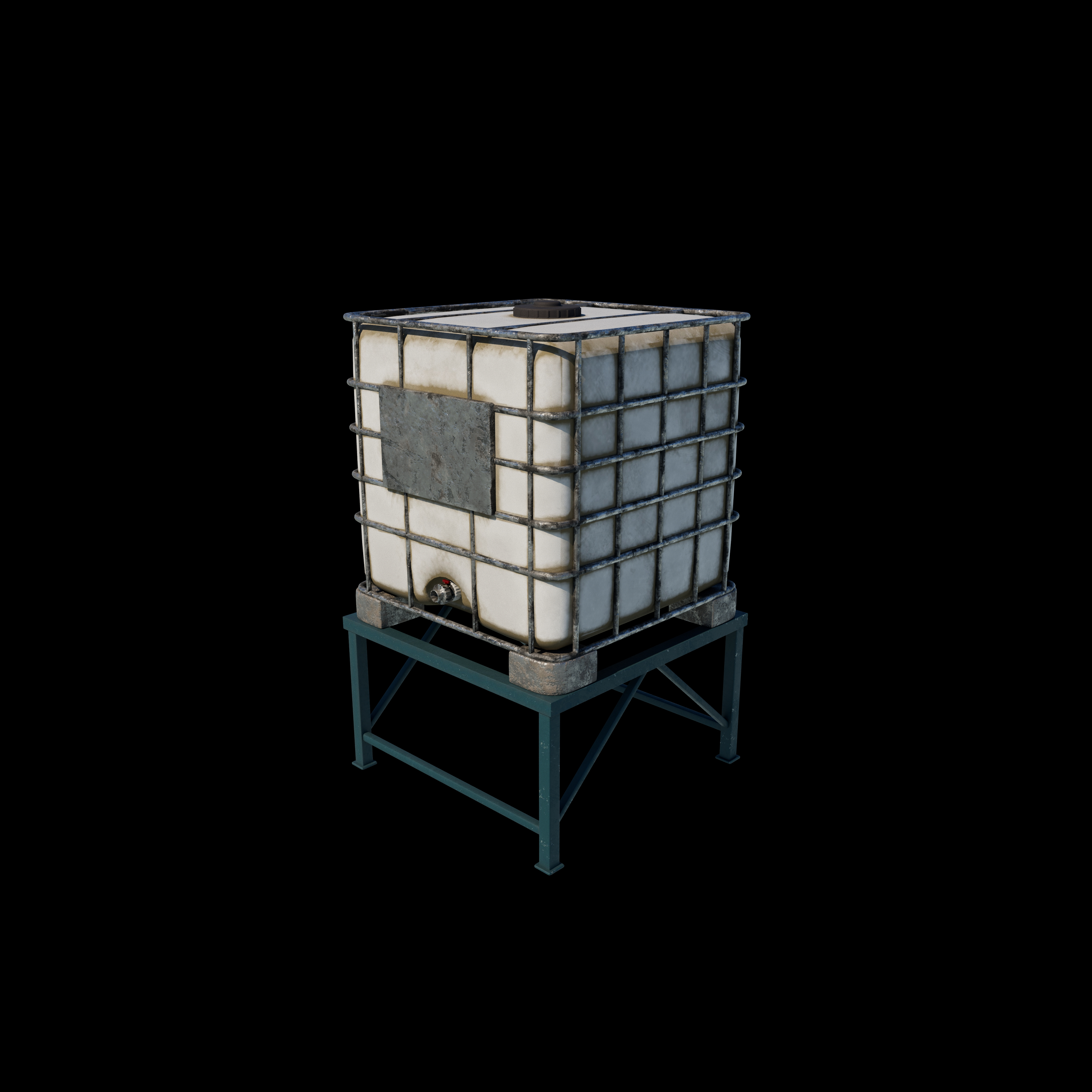 modelo 3d Modelo 3D de tanque de agua de plástico - TurboSquid 2374547