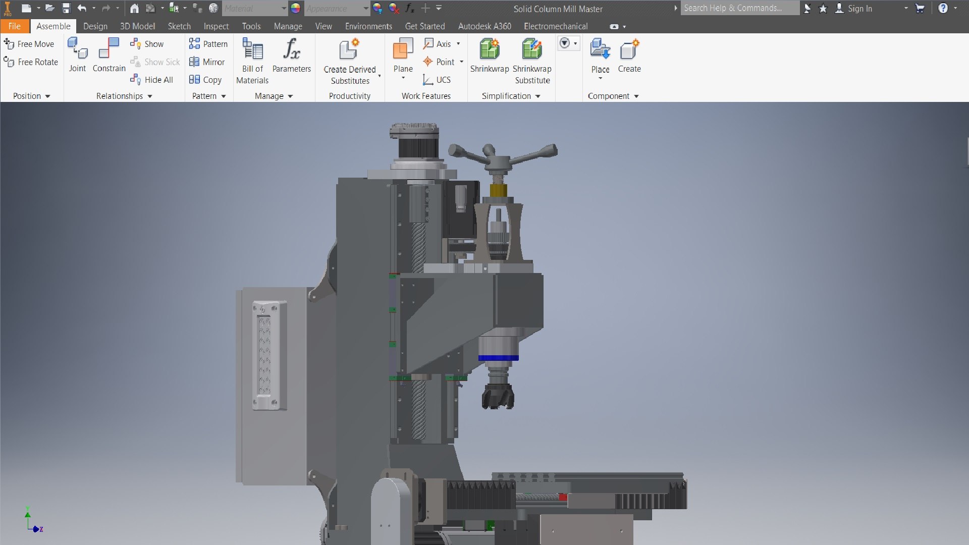 Column CNC Milling Machine 3d Model 3D - TurboSquid 2363004