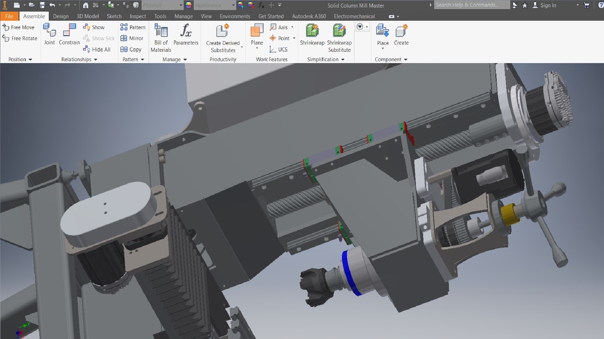Column CNC Milling Machine 3d Model 3D - TurboSquid 2363004