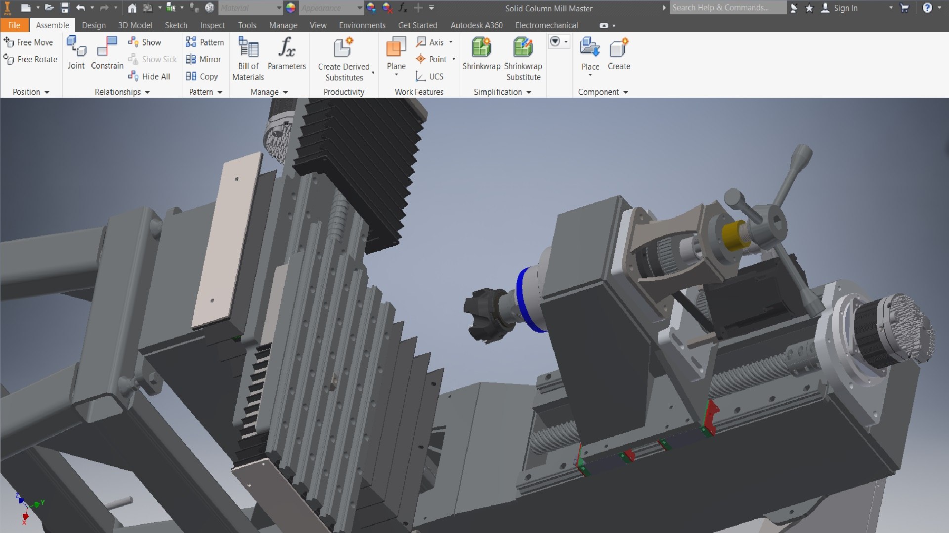 Column CNC Milling Machine 3d Model 3D - TurboSquid 2363004