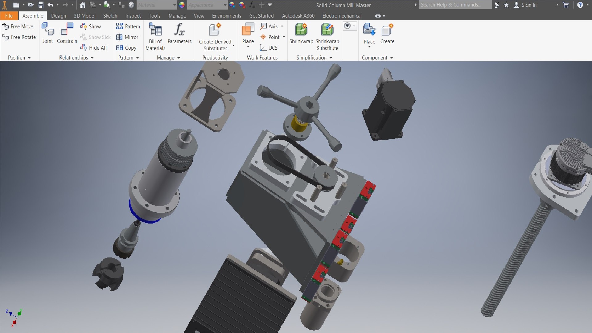 Column CNC Milling Machine 3d Model 3D - TurboSquid 2363004
