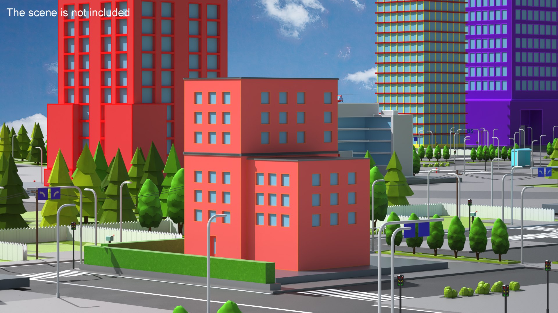 Cartoon Buildings Collection 2 3D - TurboSquid 2422025