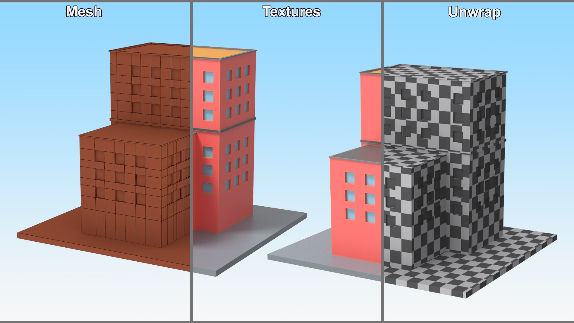 Cartoon Buildings Collection 2 3D - TurboSquid 2422025
