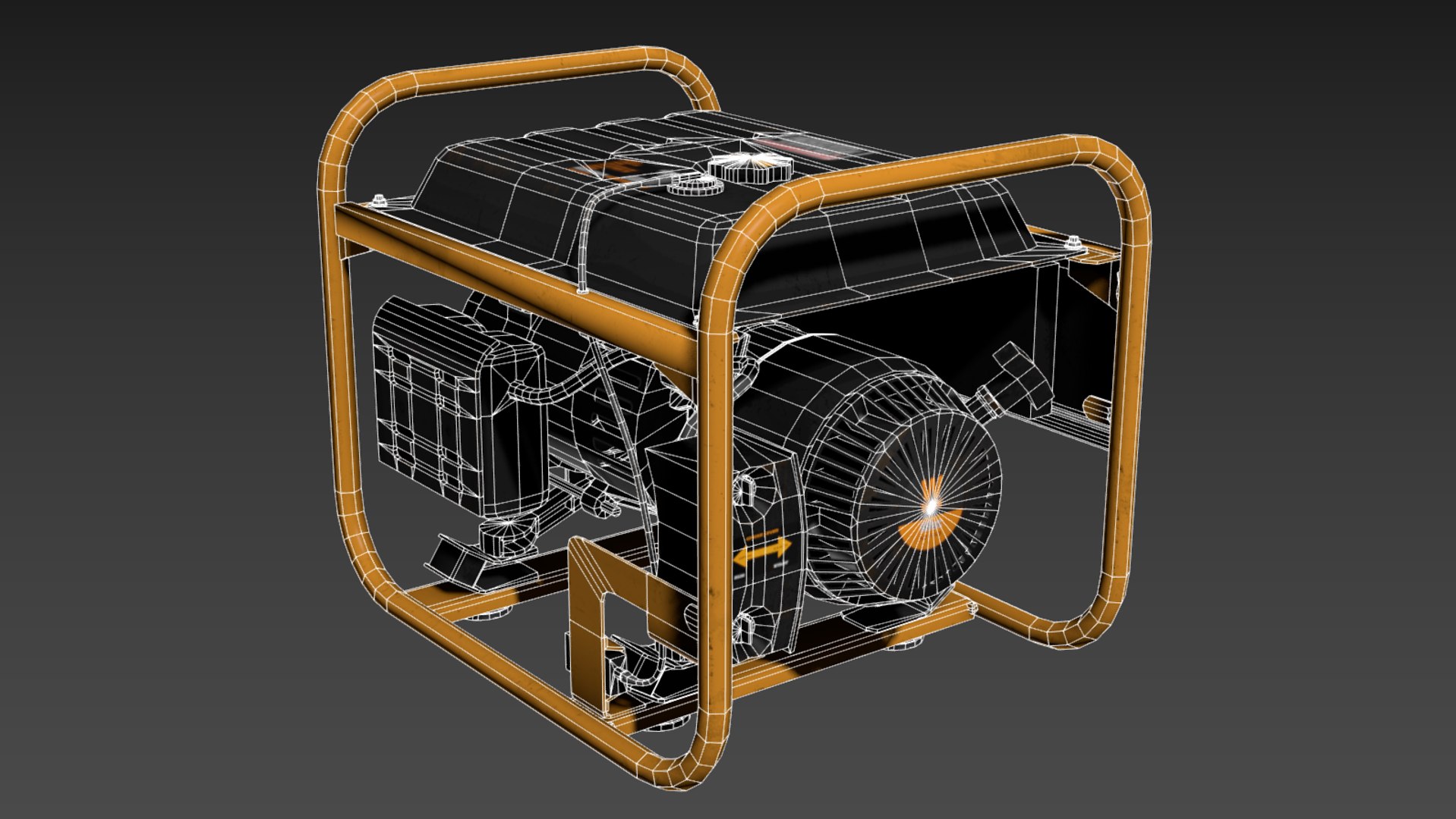 3D Modelled Generator - TurboSquid 1598187