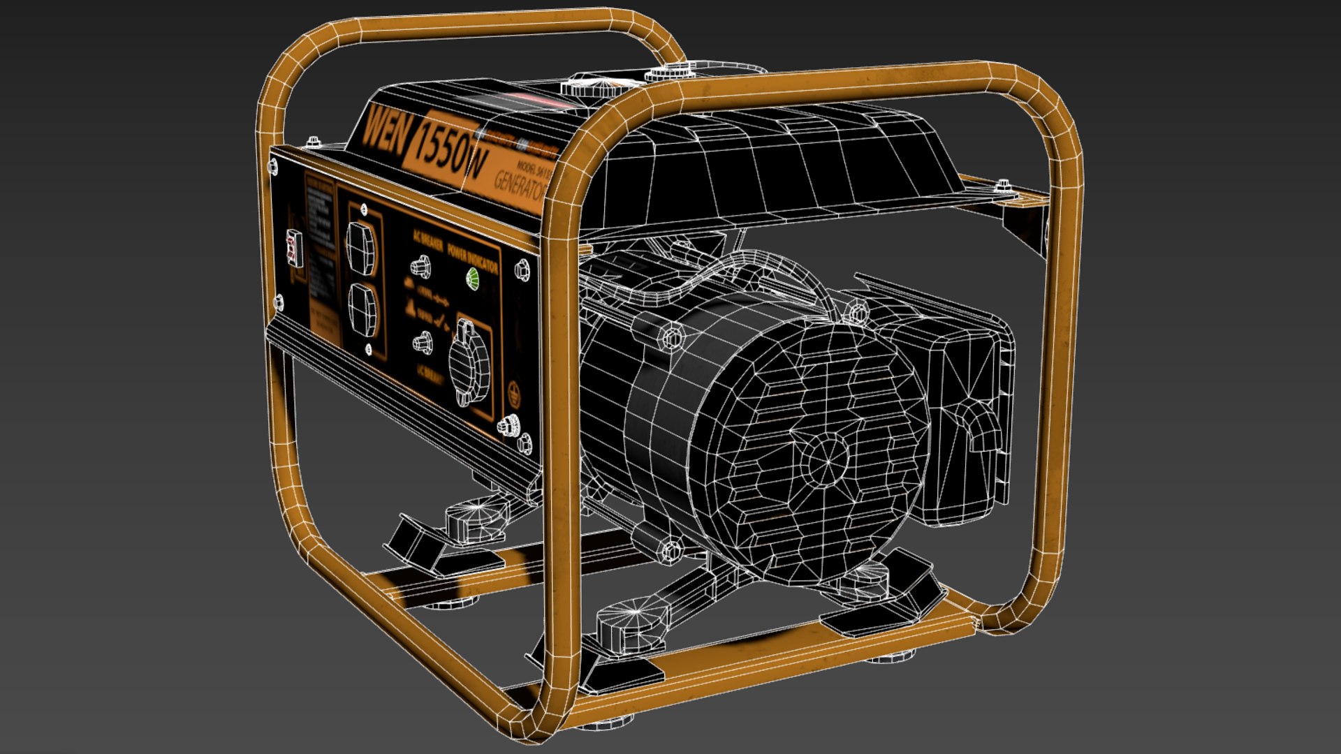 3D Modelled Generator - TurboSquid 1598187