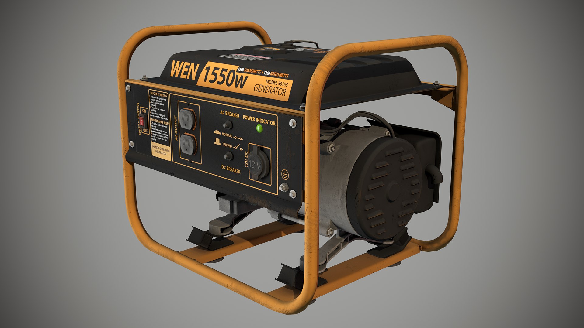 3D Modelled Generator - TurboSquid 1598187