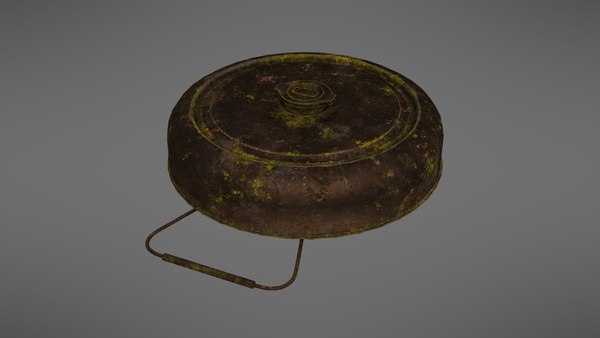 Landmine war 3D model - TurboSquid 1393632