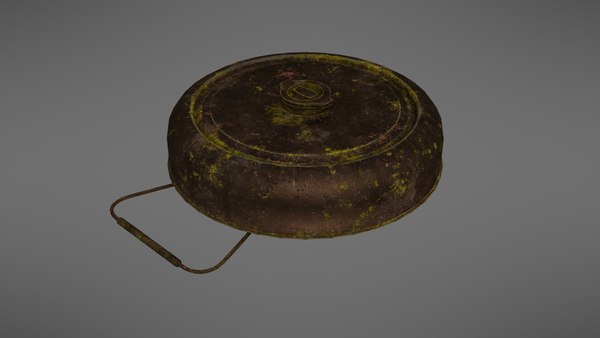 Landmine war 3D model - TurboSquid 1393632