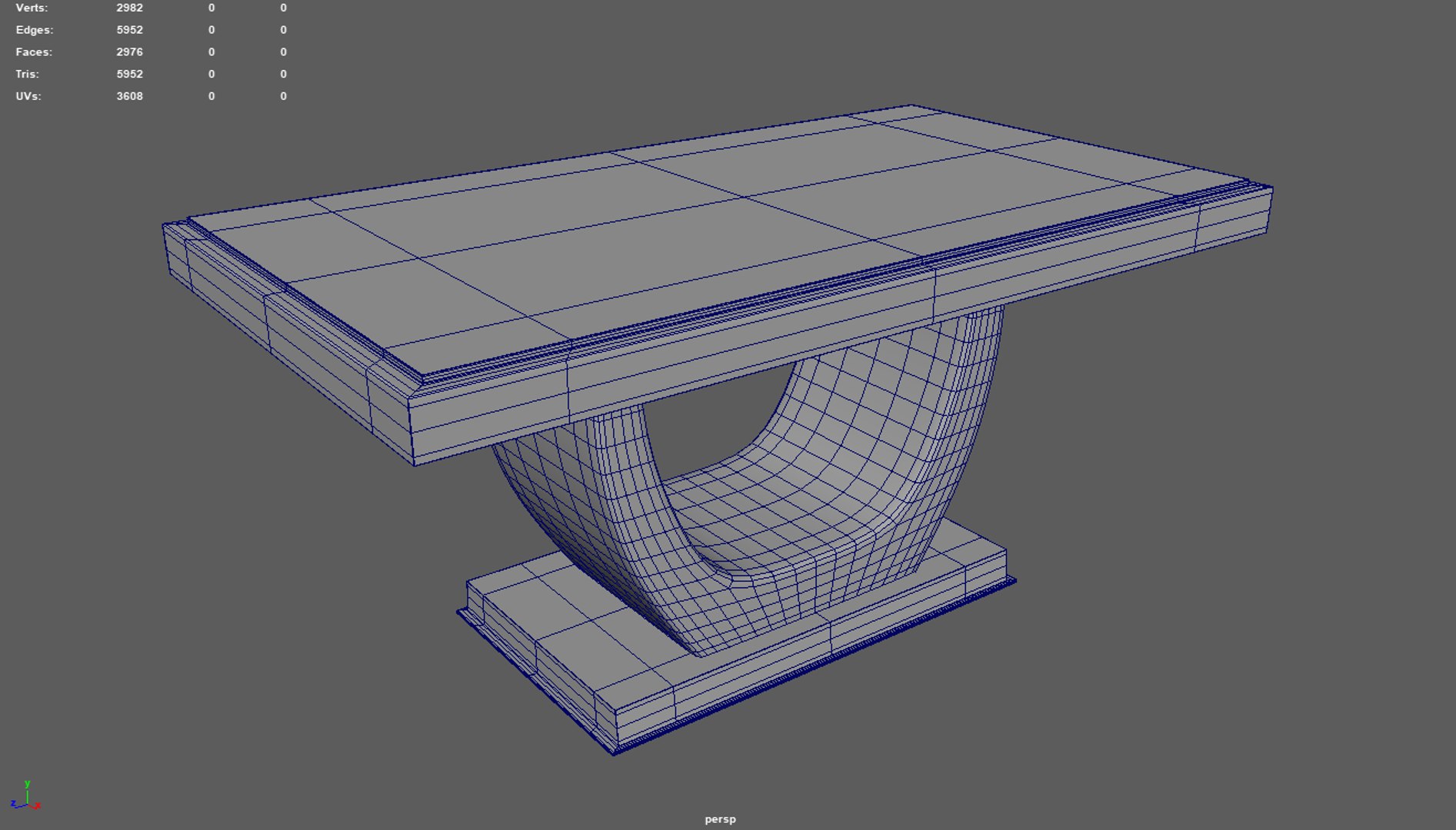 Modern Luxury Dinner Table 3D - TurboSquid 2048938