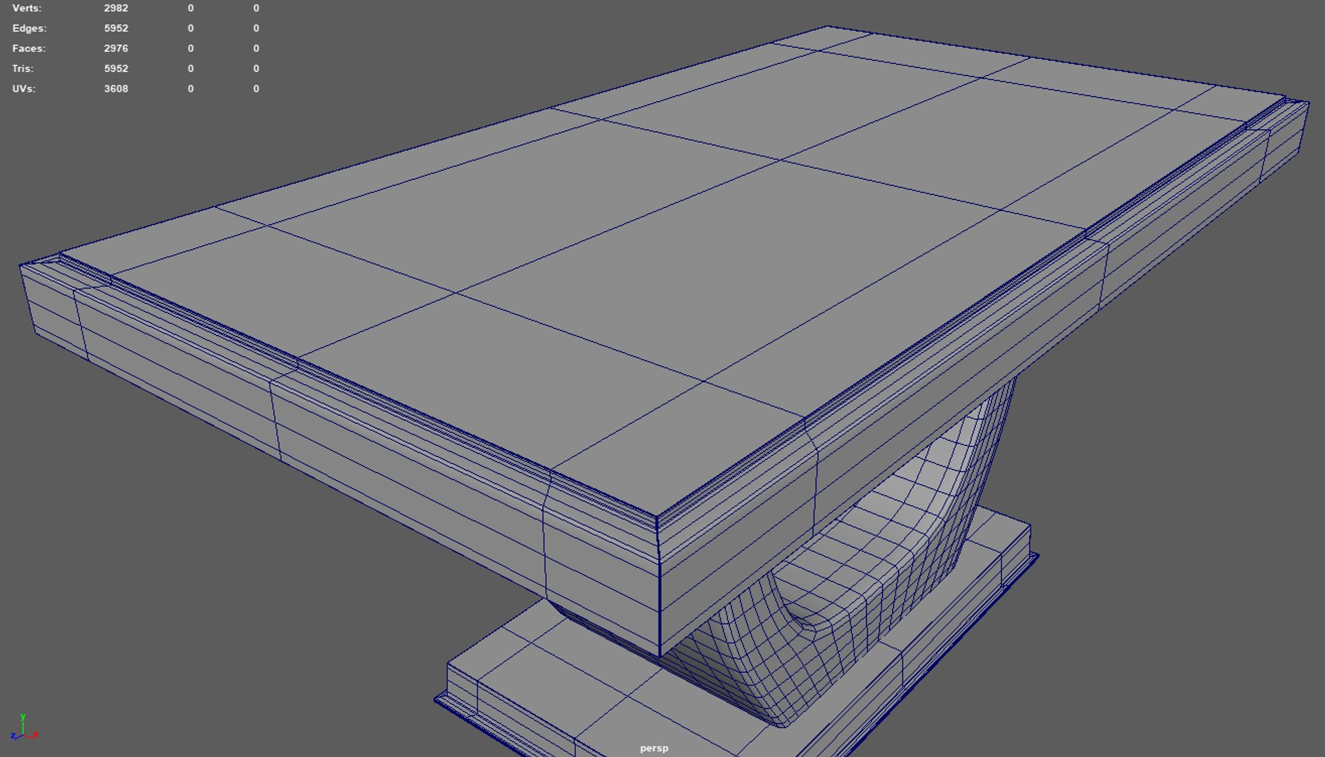 Modern Luxury Dinner Table 3D - TurboSquid 2048938