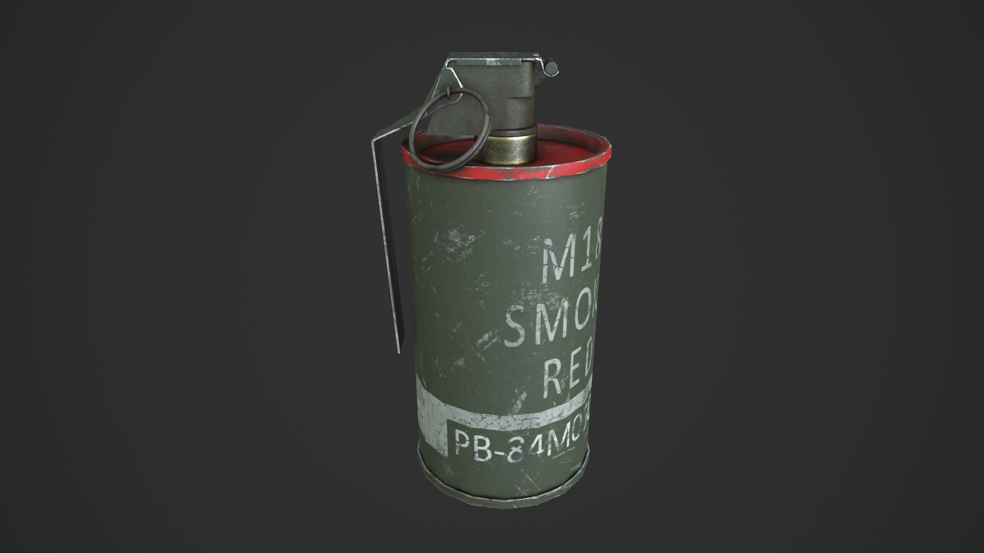 M18 Smoke Grenades 3d Model