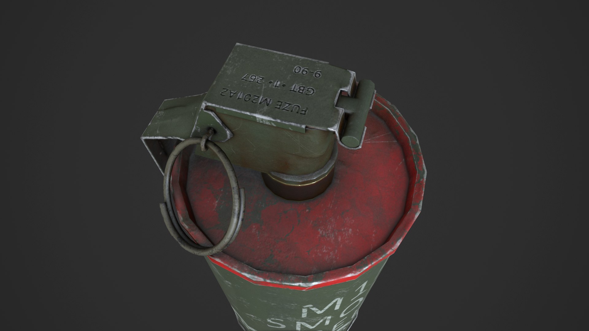 M18 Smoke Grenades 3d Model