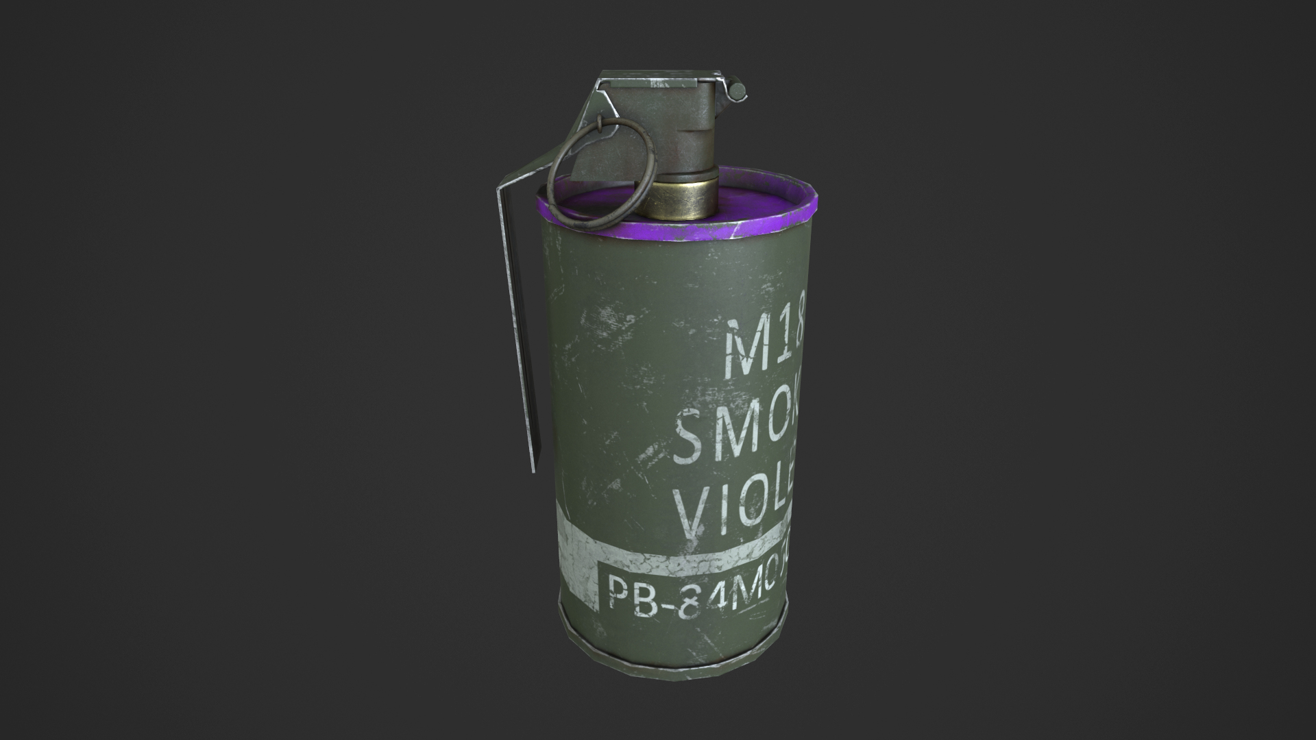 M18 Smoke Grenades 3d Model