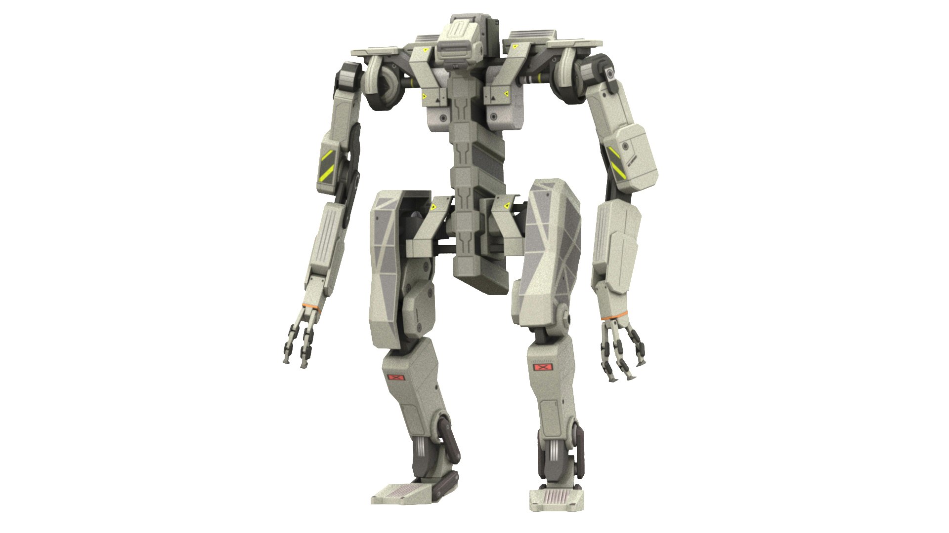 Robot rigged characters warbot 3D - TurboSquid 1549409