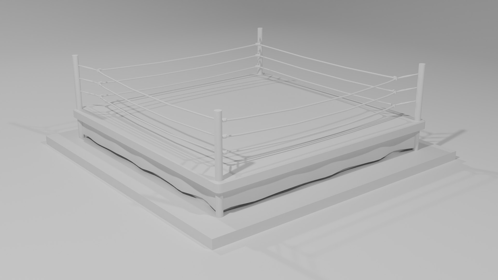 Boxing Ring 3D Model - TurboSquid 2240561