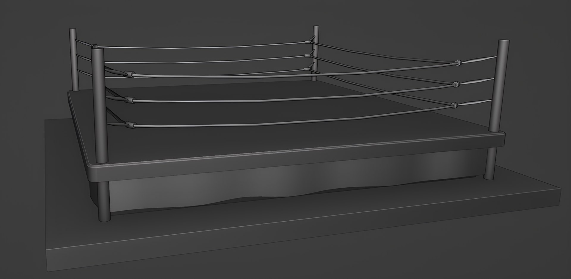 Boxing Ring 3D Model - TurboSquid 2240561