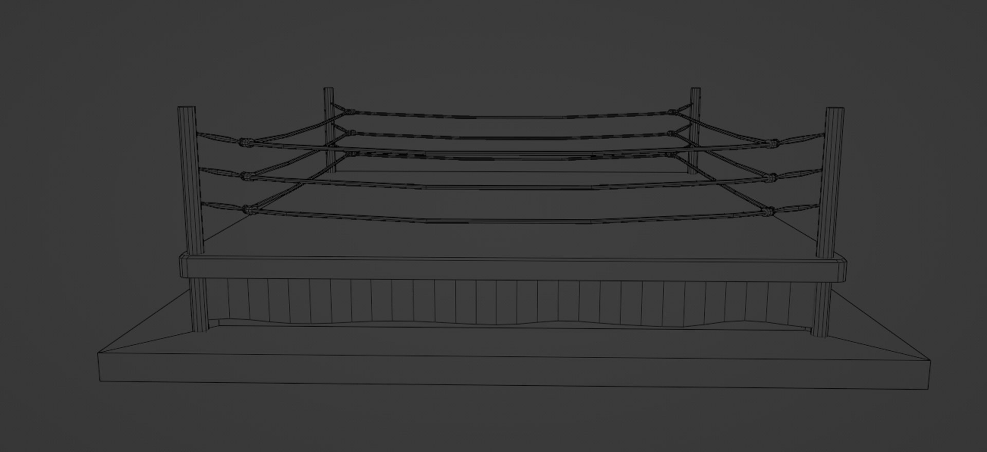 Boxing Ring 3D Model - TurboSquid 2240561