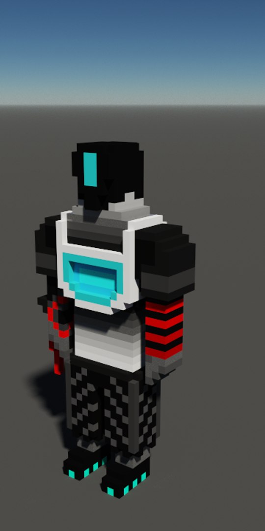 Voxel 3d Model Robot 3D - TurboSquid 1727537