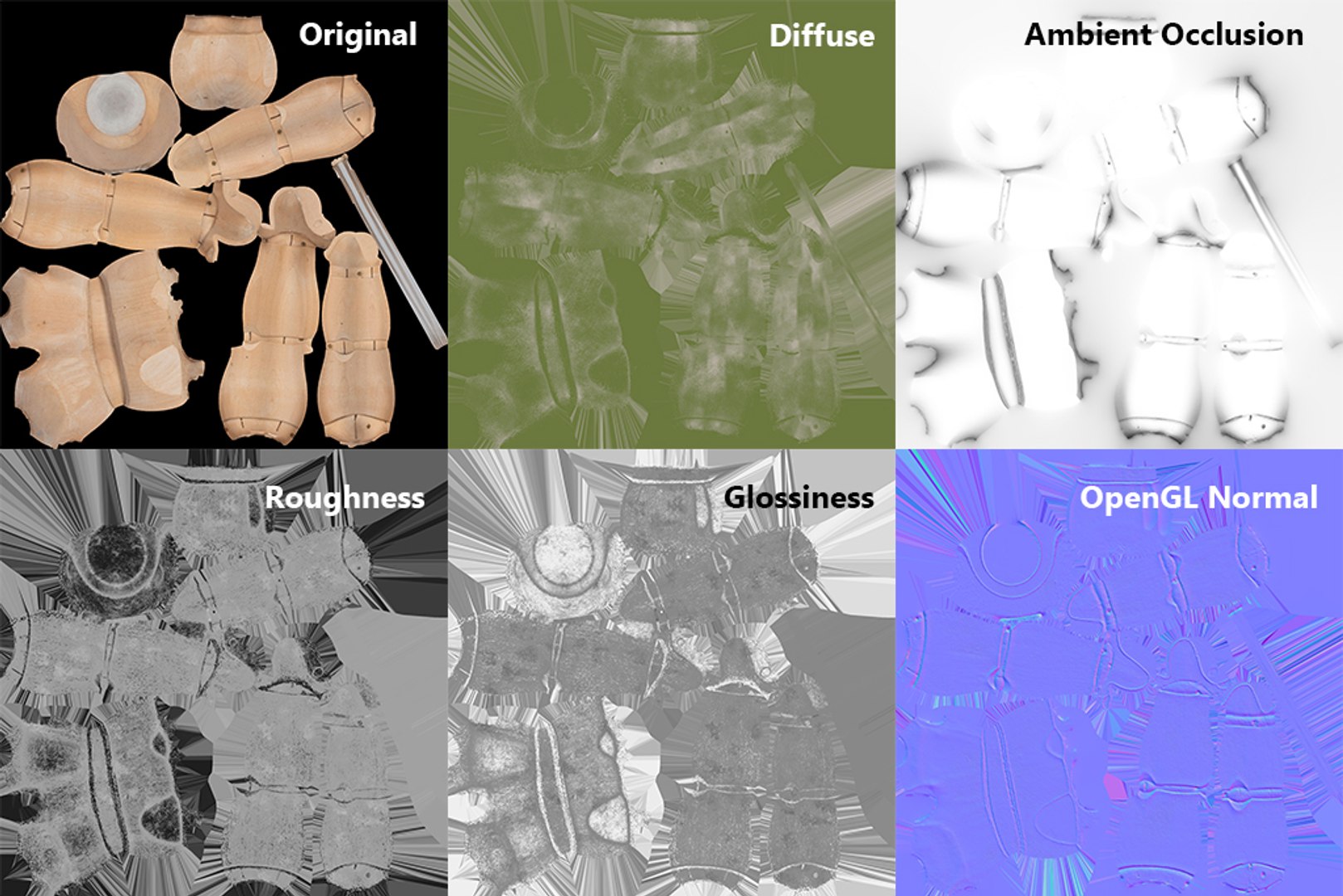 Mannequin Clone Army 16 3D Scans With PBR Textures Model - TurboSquid ...