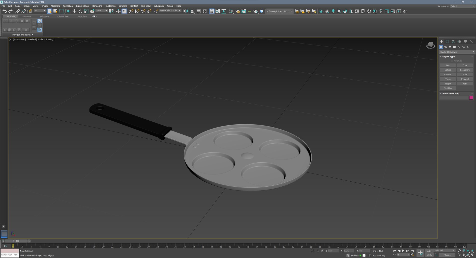 3D Model Cake Pan - TurboSquid 2293021