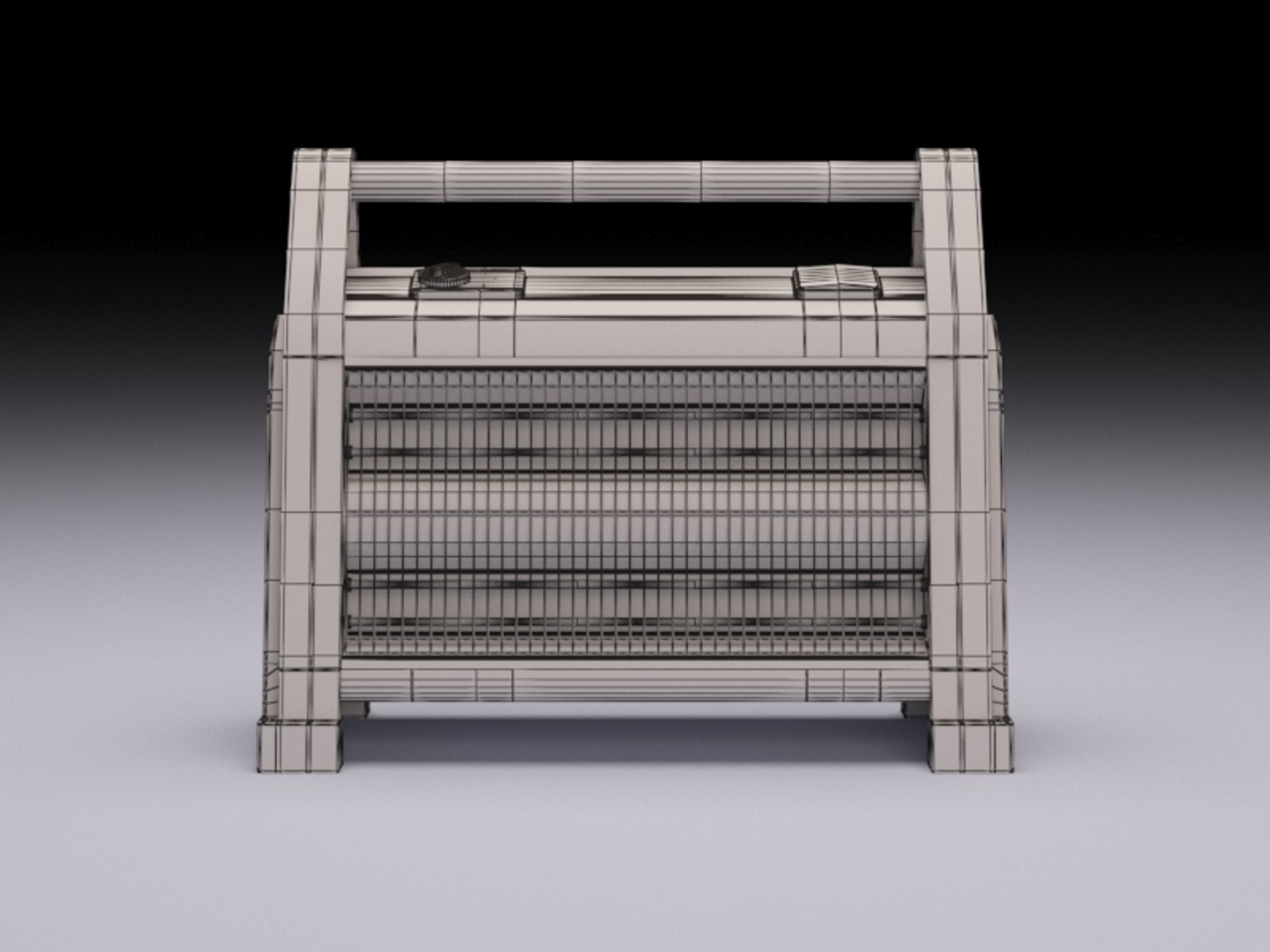 3D electric heater model - TurboSquid 1461376