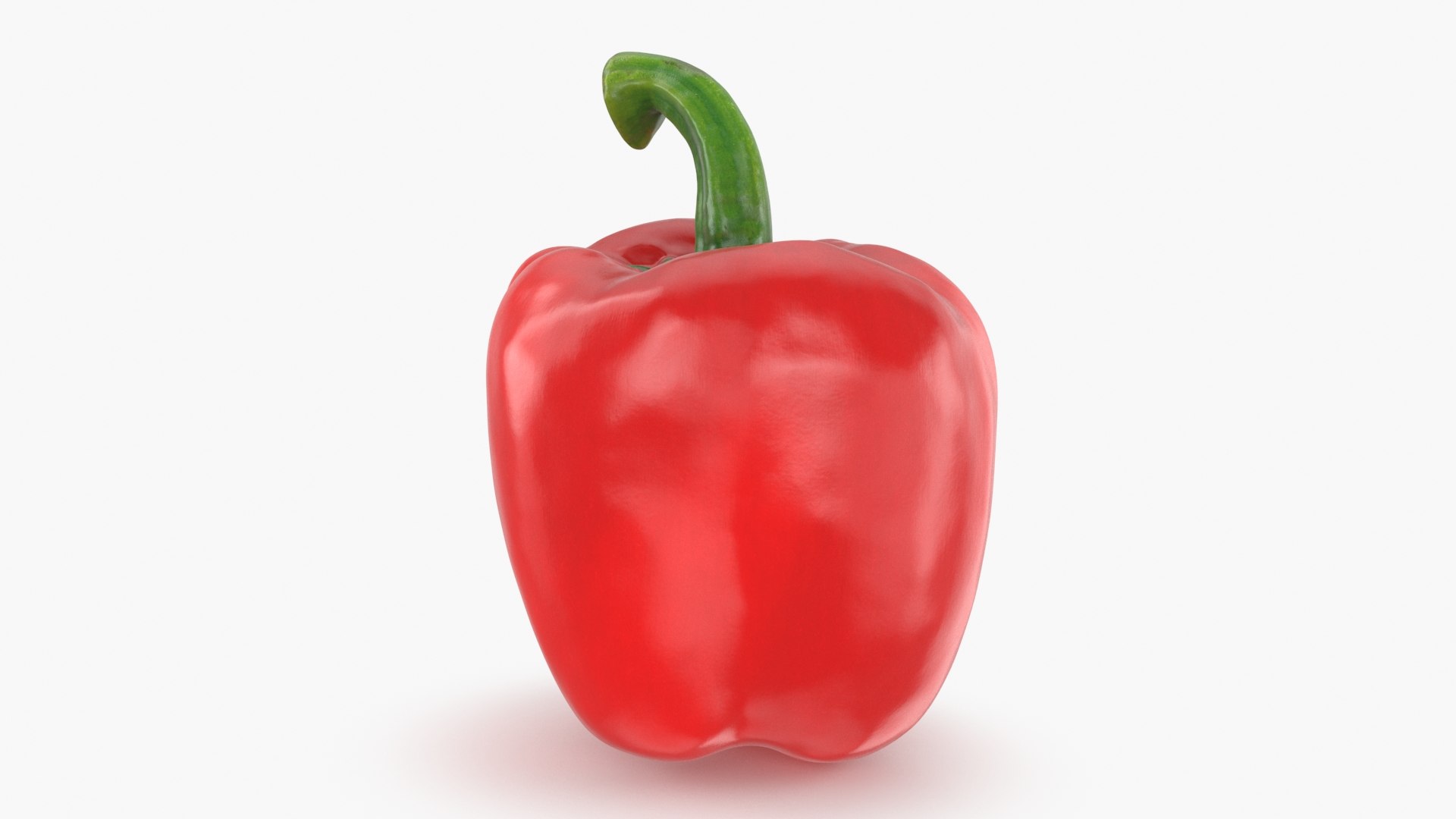 Red Bell Pepper 3D Model - TurboSquid 1966314