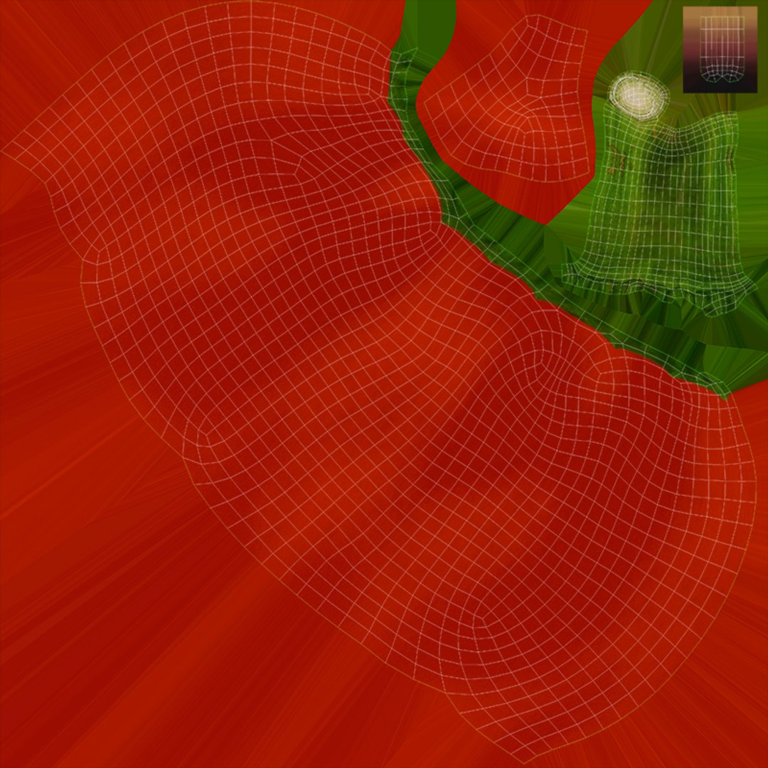 Red Bell Pepper 3D model - TurboSquid 1966314