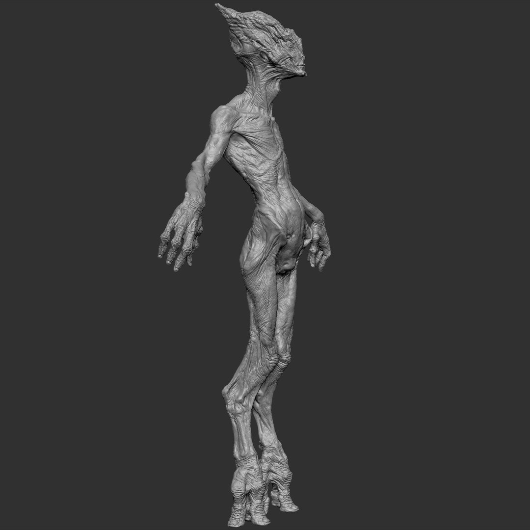 3d alien model