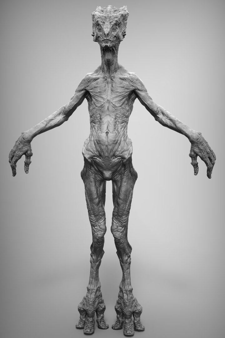 3d alien model