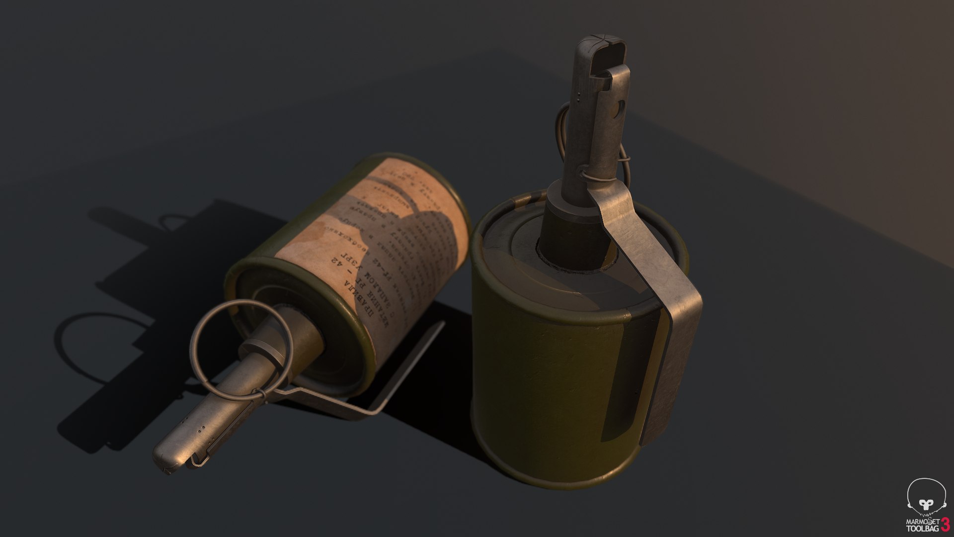 Rg-42 grenade 3D model - TurboSquid 1641017