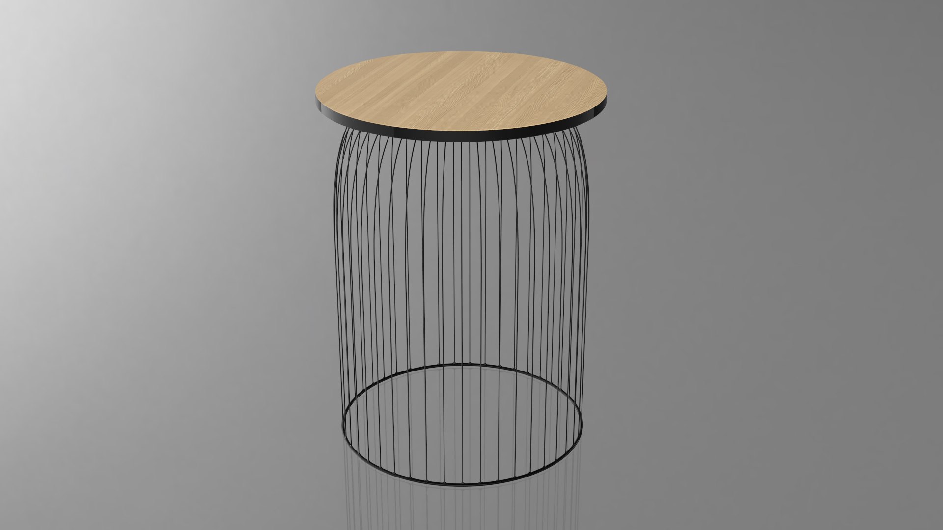 3D model minimalistic stool bird cage - TurboSquid 1283200