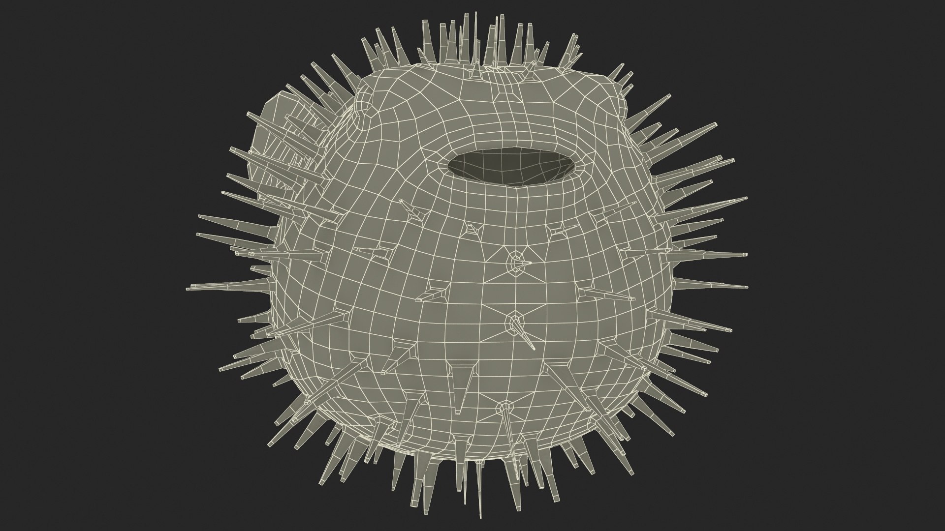 Inflated Puffer Fish 3D Model - TurboSquid 2191745