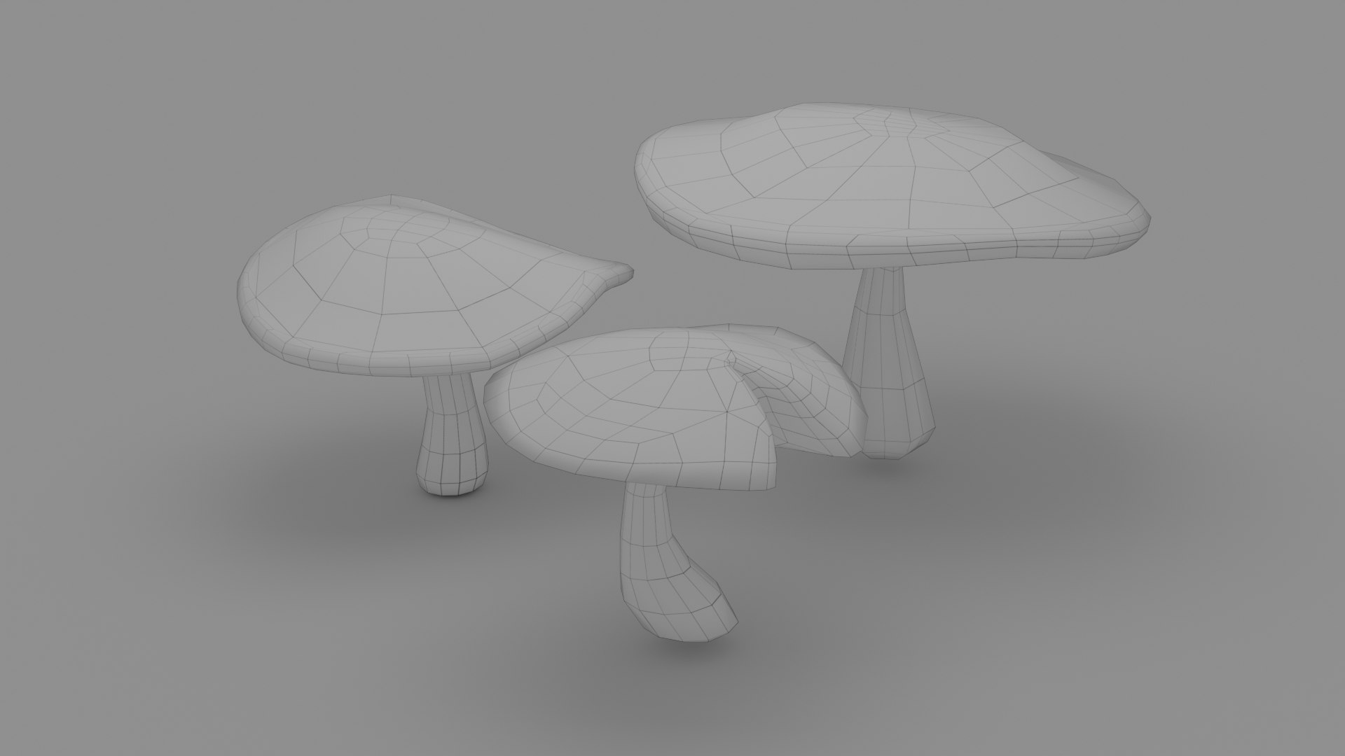 3D Magical Glowing Shrooms Low Poly - TurboSquid 2129193