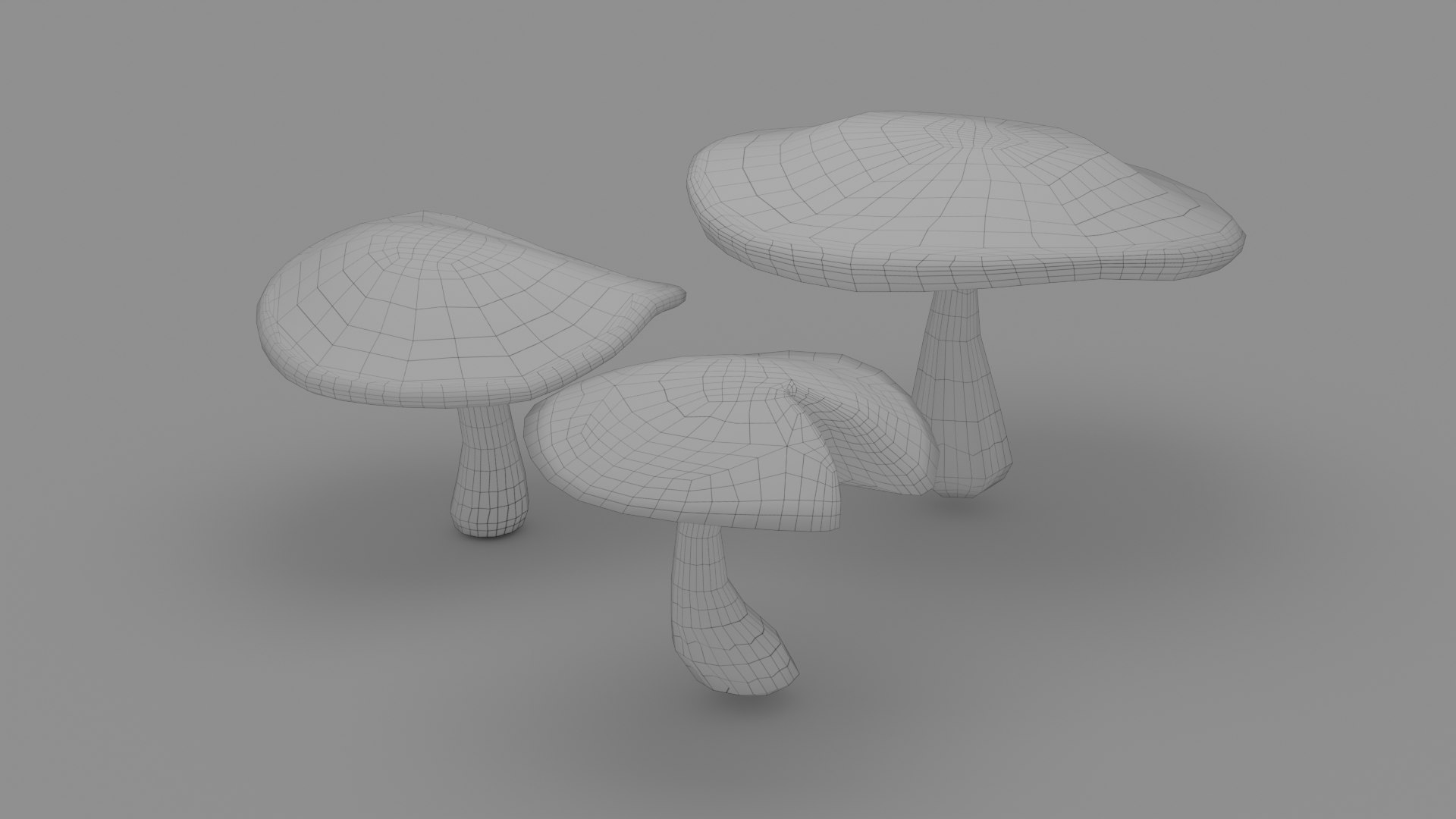 3D Magical Glowing Shrooms Low Poly - TurboSquid 2129193