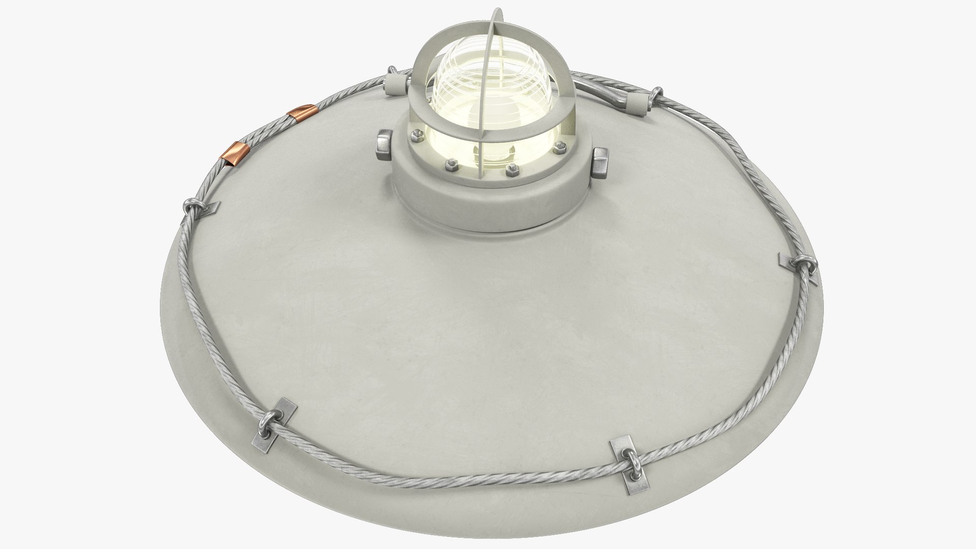 Ship Hatch With Flashing Light V1 3D Model - TurboSquid 2119474