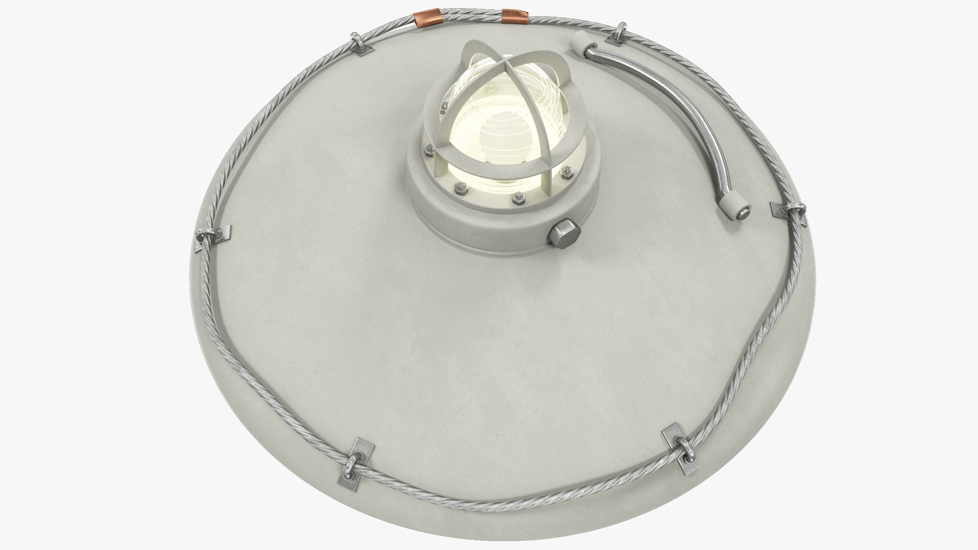 Ship Hatch With Flashing Light V1 3D Model - TurboSquid 2119474