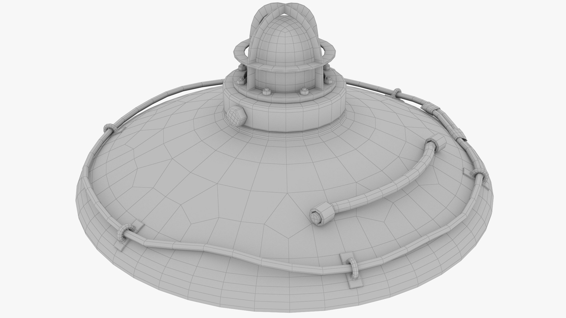 Ship Hatch With Flashing Light V1 3D Model - TurboSquid 2119474