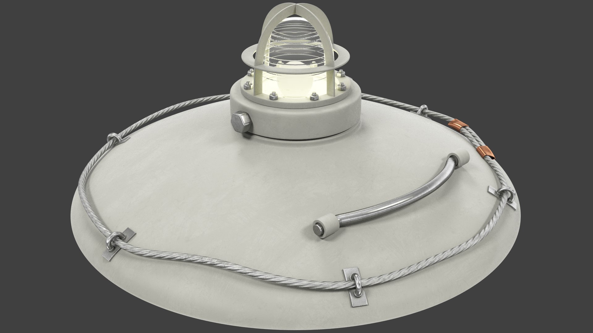 Ship Hatch with Flashing Light V1 3D model - TurboSquid 2119474